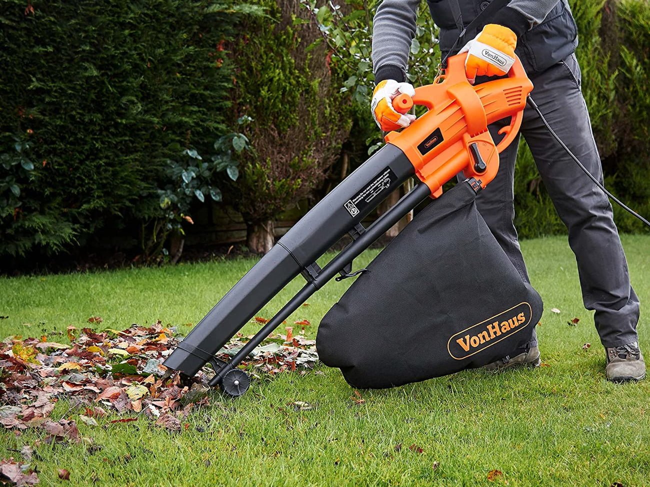 Blow Away Your Allotment Work with the VonHaus Leaf Blower 3000W Garden ...