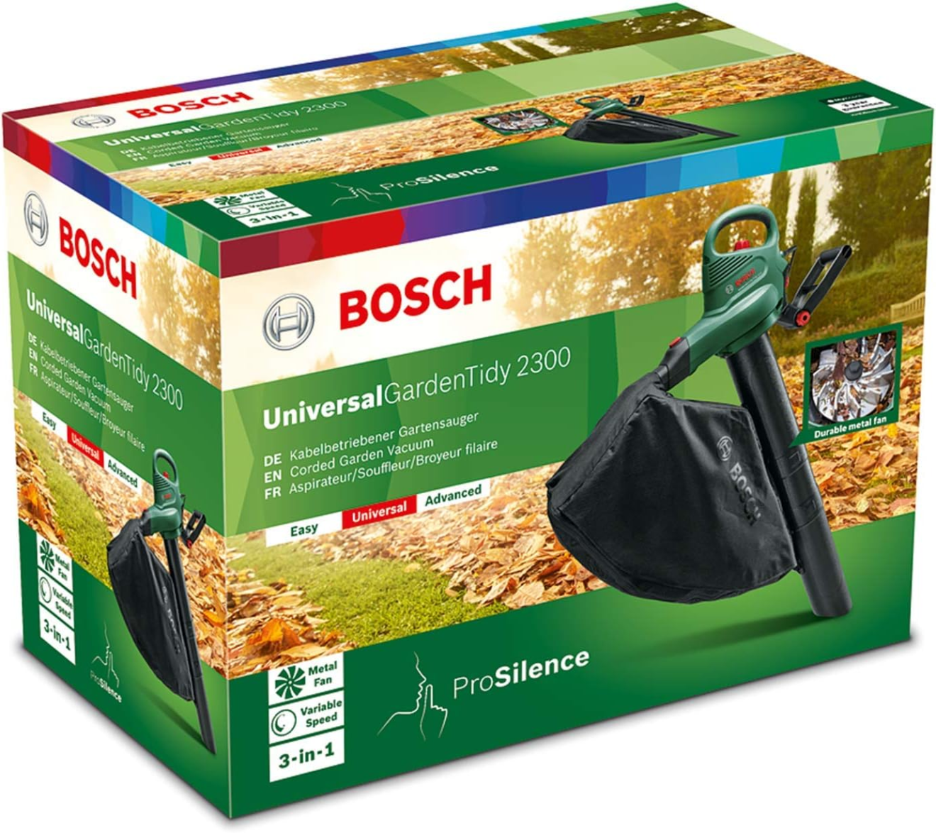 Bosch Universal Garden Tidy Blower, Vacuum, and Shredder: In-Depth ...